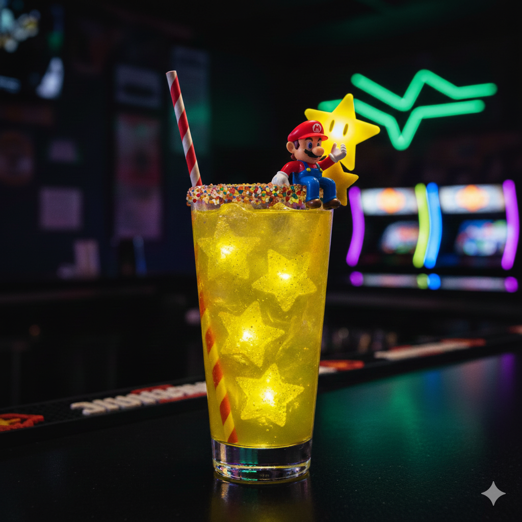 Drinks Menu | Lenzys Arcade + Console Bar